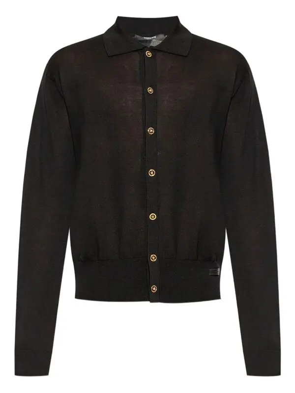 Versace Cotton And Silk Cardigan