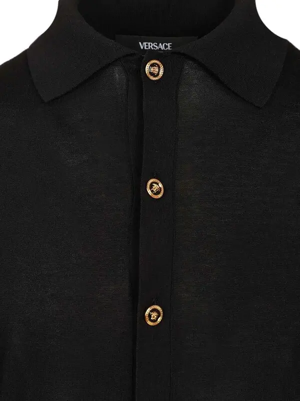 Versace Cotton And Silk Cardigan