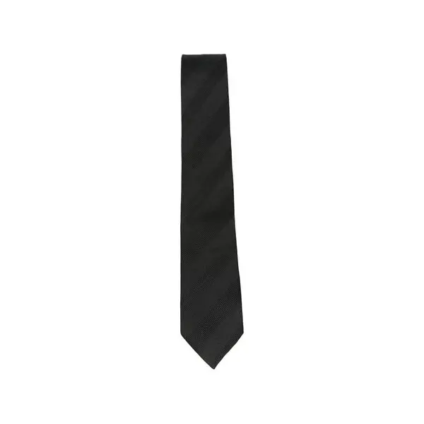 Tagliatore Silk Neck Tie - Black