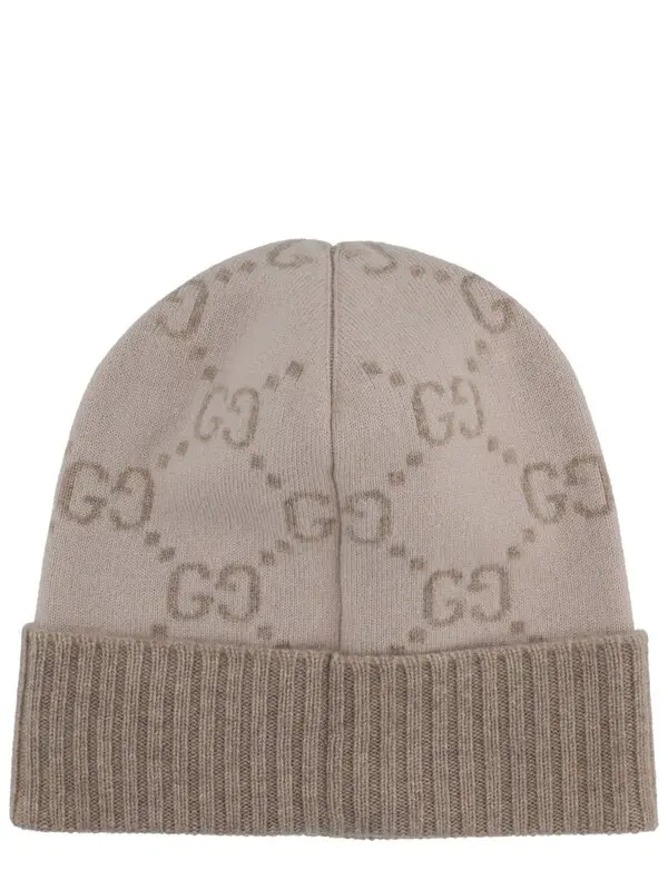 Gucci Jacquard Gg Beanie - Multicolor