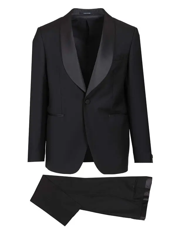 Tagliatore Napoli Tuxedo In Super 110s Wool - Blue
