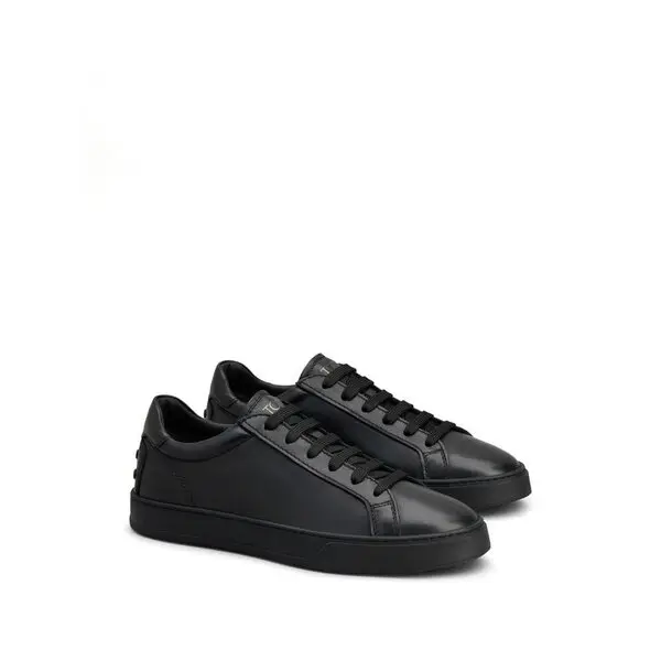 TOD'S Leather Low-top Sneakers - Black