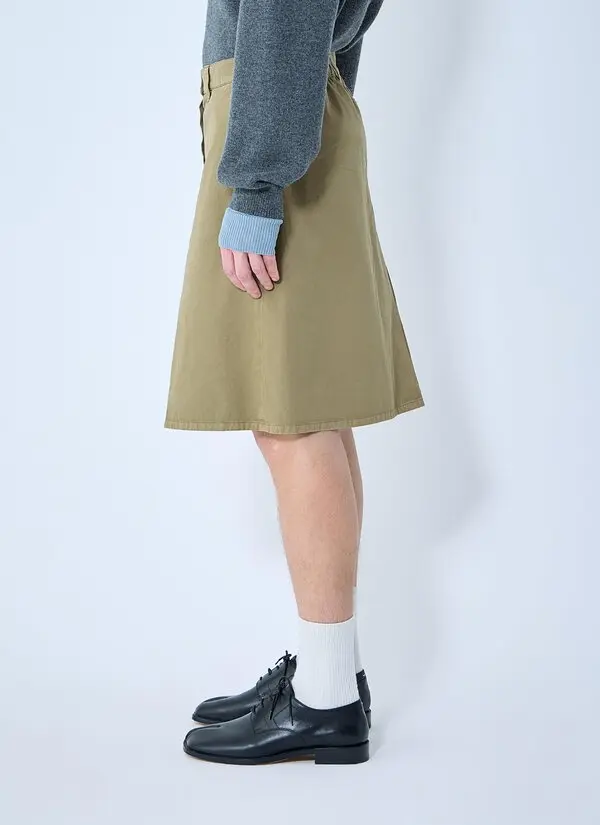 Miu Miu Garment-dyed Skirt