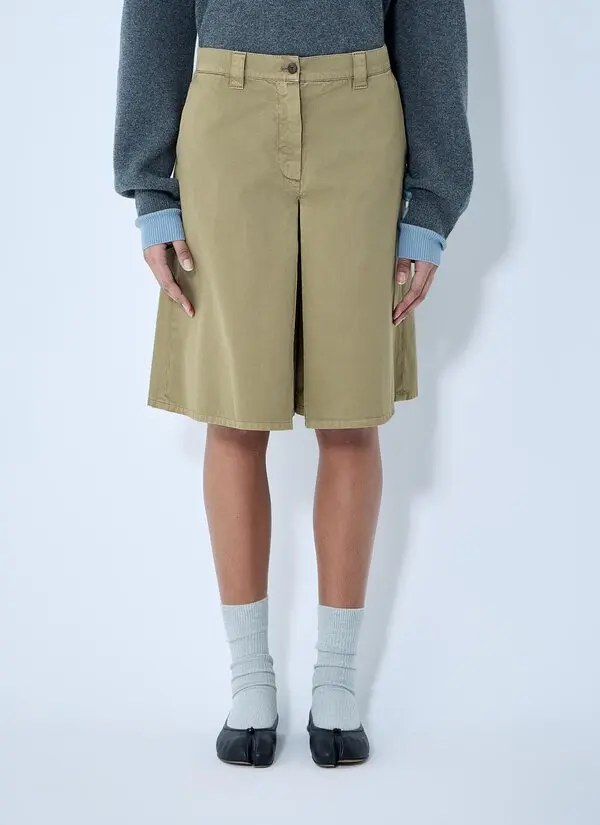 Miu Miu Garment-dyed Skirt
