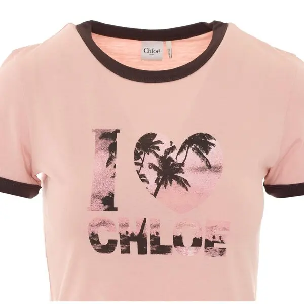 Chloé Cotton T-shirt - Pink