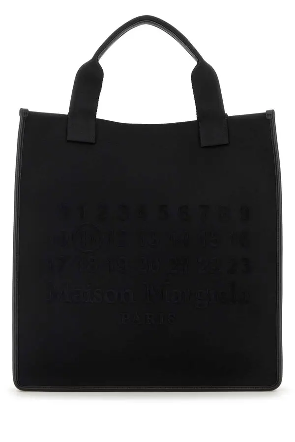 MAISON MARGIELA Canvas Shopping Bag - Black