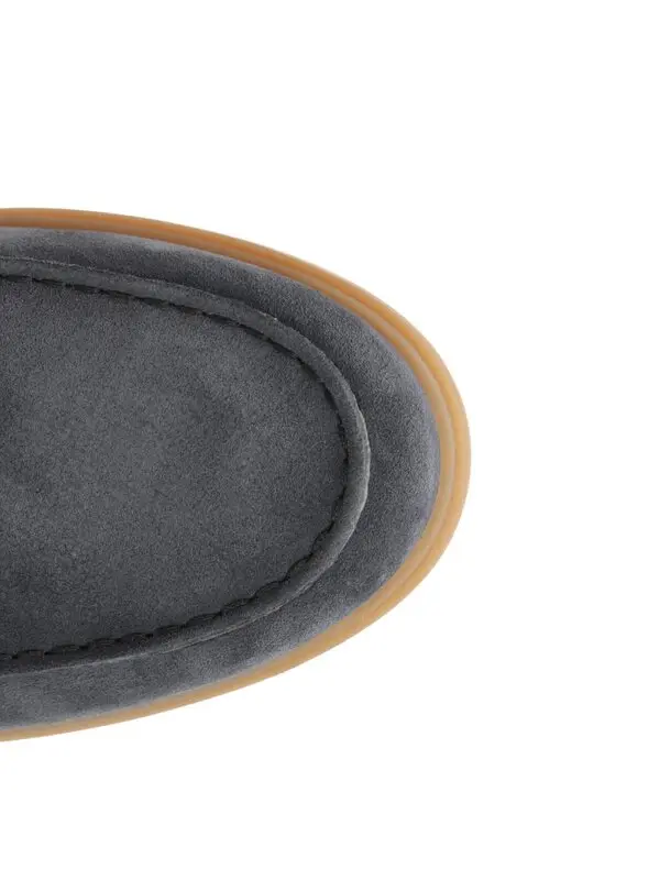 TOD'S Suede Leather Moccasin Slipper