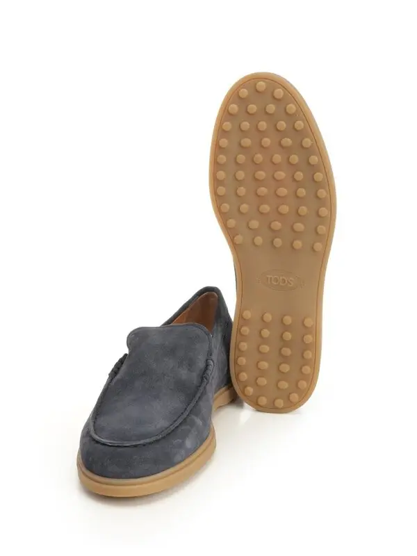TOD'S Suede Leather Moccasin Slipper