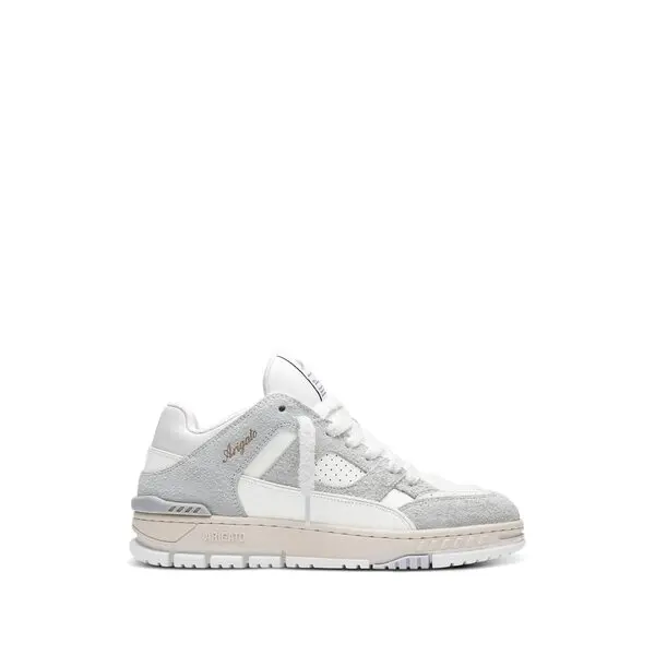 Axel Arigato Leather And Suede Low-top Sneakers - Gray