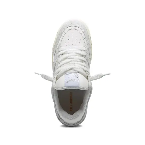 Axel Arigato Leather And Suede Low-top Sneakers - Gray