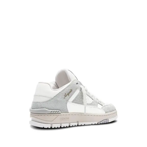Axel Arigato Leather And Suede Low-top Sneakers - Gray