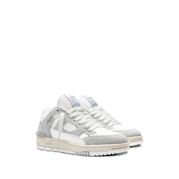 Axel Arigato Leather And Suede Low-top Sneakers - Gray