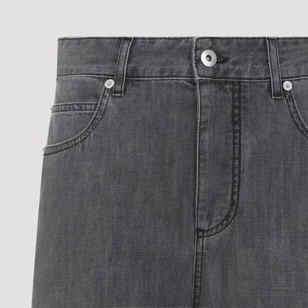 Bottega Veneta Cotton Jeans - Black