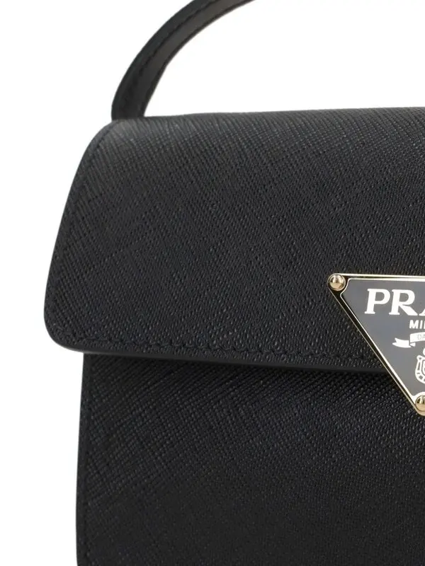 Prada Arqué Saffiano Leather Shoulder Bag