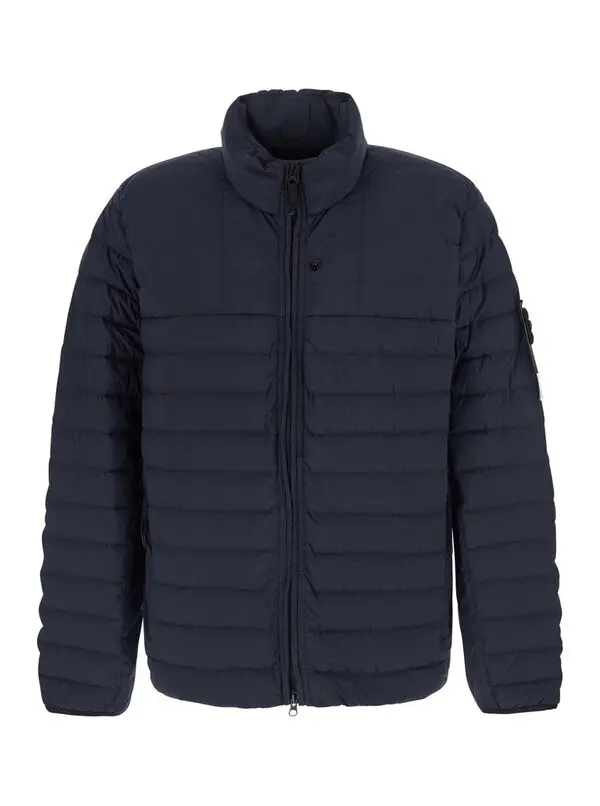 Stone Island Tech Fabric High Collar Puffer Jacket - Multicolor