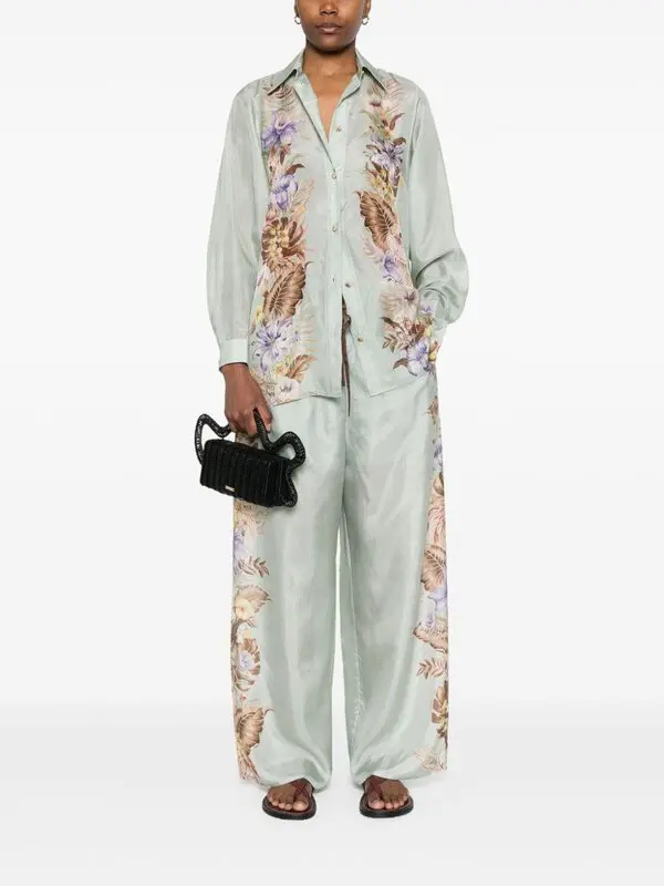 Zimmermann Coco Printed Silk Shirt - Multicolor