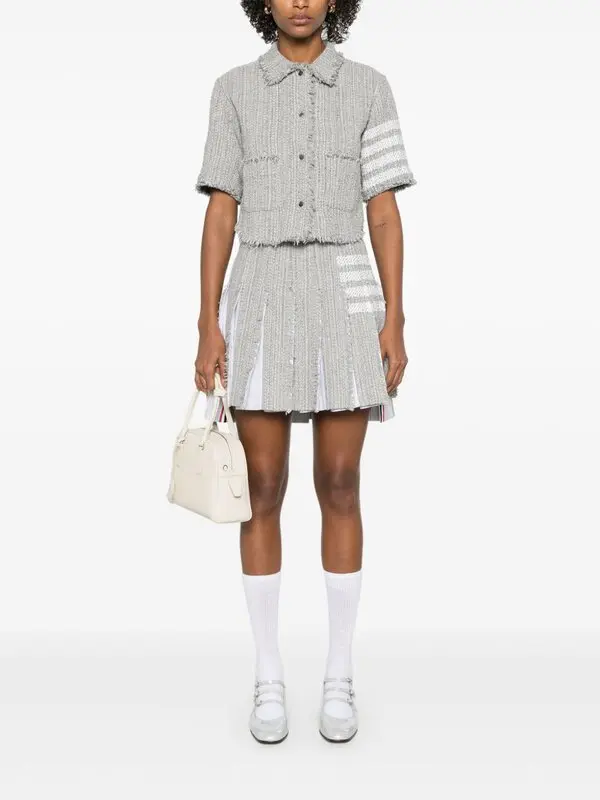 Thom Browne 4bar Cotton Blend Skirt