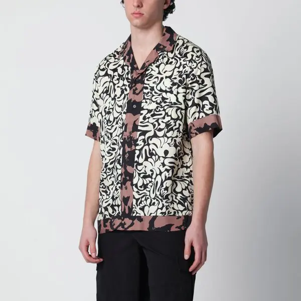 Dries Van Noten Shirt With Graphic Squiggle Print