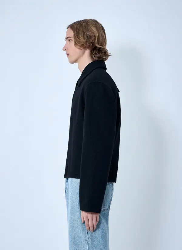 RIER Wool Blend Polo Sweater