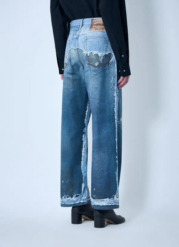 Acne Studios Trompe-l'oeil Jeans