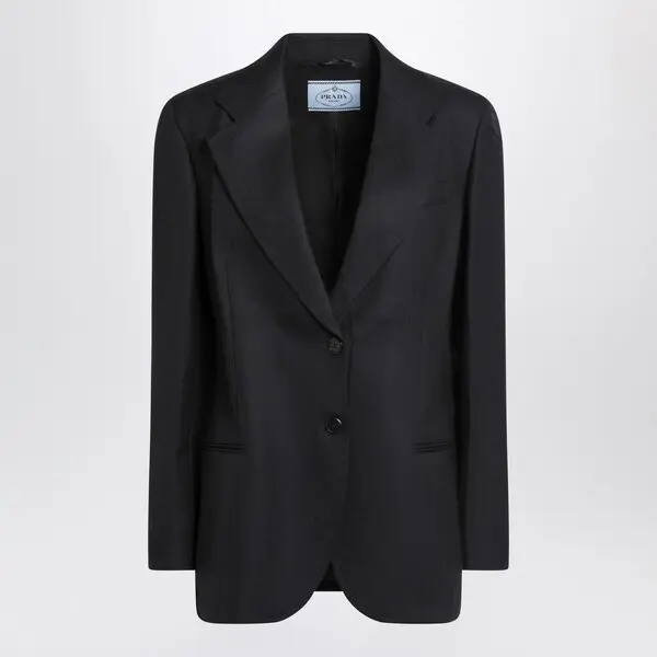 Prada Single-breasted Jacket In Wool