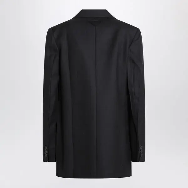Prada Single-breasted Jacket In Wool