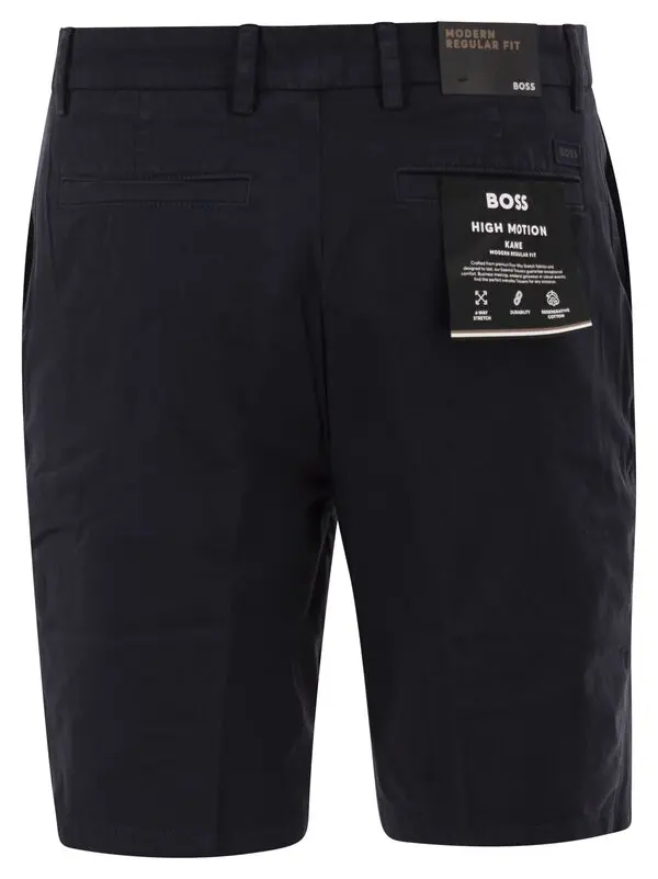 BOSS Stretch Cotton Chino Shorts In Modern Regular Fit