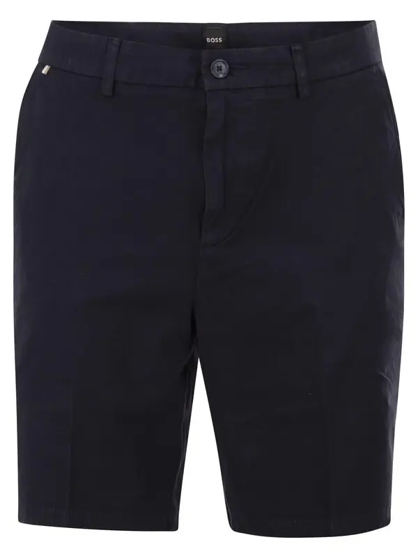 BOSS Stretch Cotton Chino Shorts - Multicolor