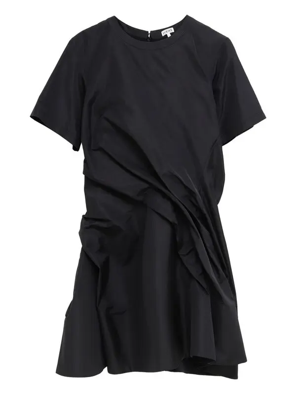 Loewe Silk Blend Twisted Mini Dress