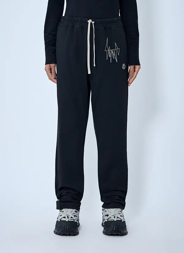Moncler Rick Owens Elasticated Waist Drawstring Pants