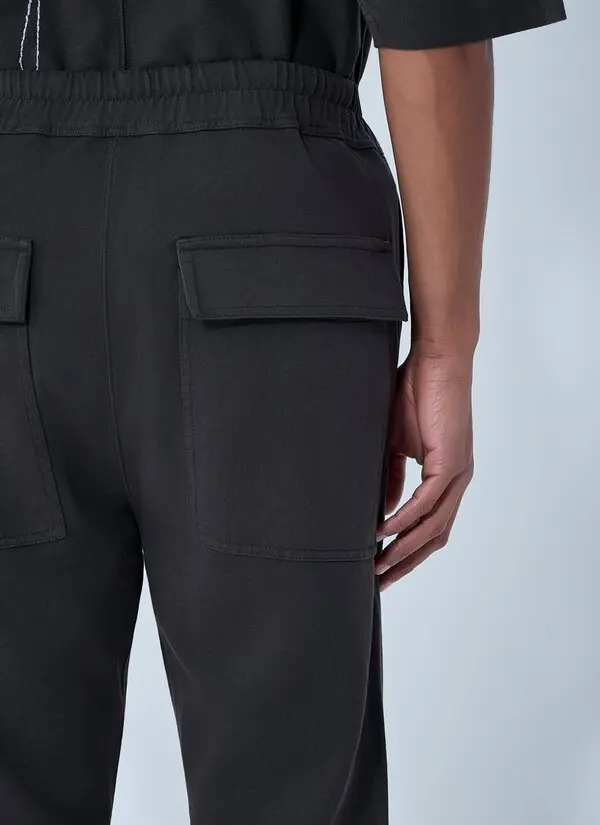 Moncler Rick Owens Elasticated Waist Drawstring Pants - Gray