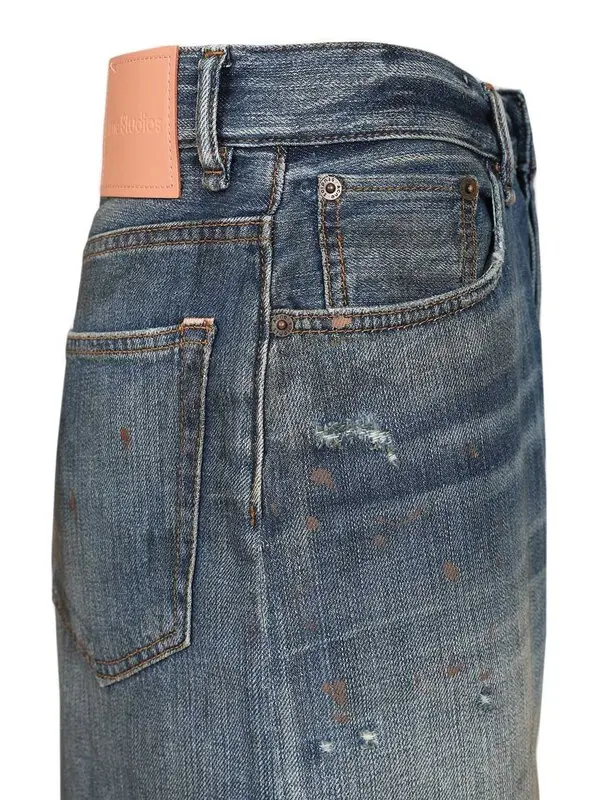 Acne Studios Organic Cotton Denim Shorts
