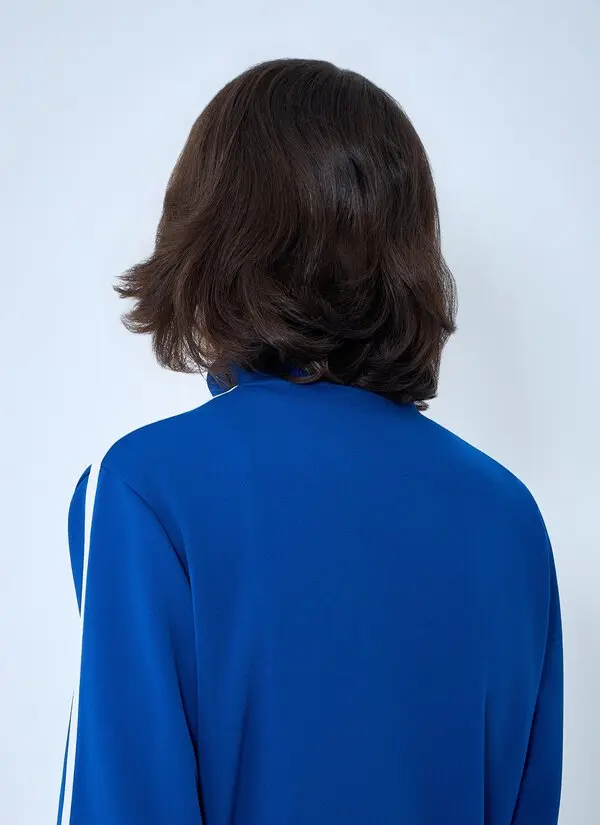 Prada Technical Jersey Zip-front Track Jacket - Blue