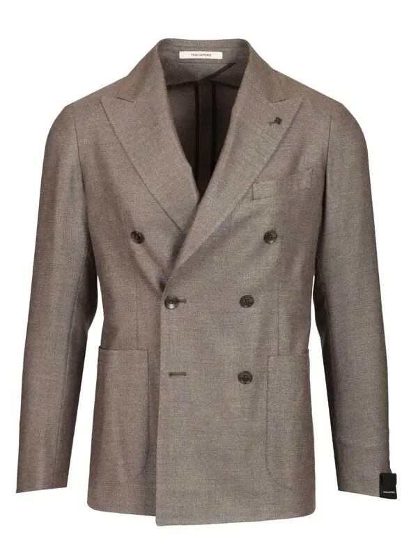 Tagliatore Montecarlo Double-breasted Blazer - Gray