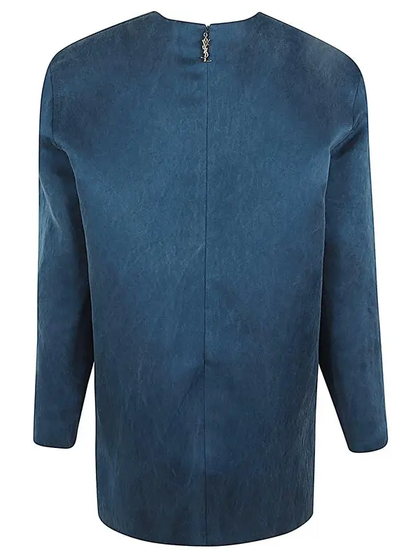 Saint Laurent Satin Silk Dress