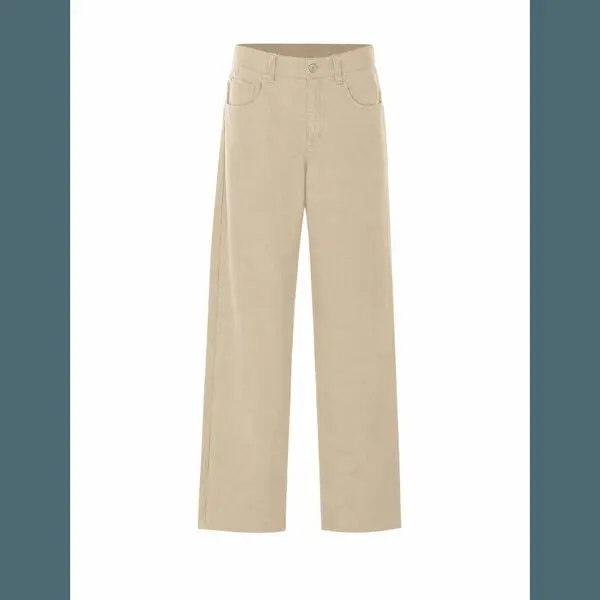 Brunello Cucinelli Velvet Pants - Cream