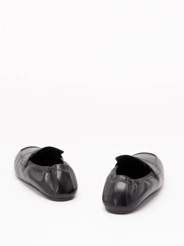 Prada Shuffle Antiqued Leather Loafers - Multicolor