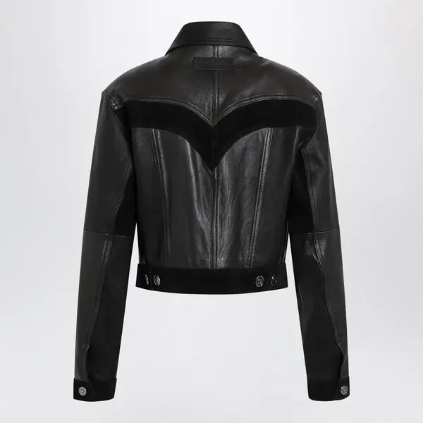 Versace Slim Leather Blouson