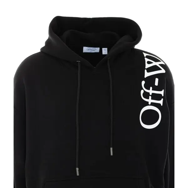 Off-White Vertical Bookish Skate Hoodie - Black