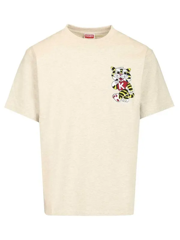 Kenzo Oversized Wild Tiger' T-shirt - Gray