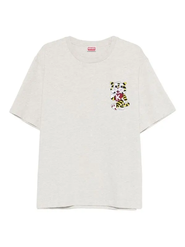 Kenzo Oversized Wild Tiger' T-shirt - Gray