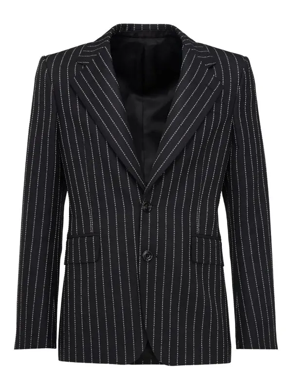 Alexander McQueen Pinstripe Single-breasted Jacket