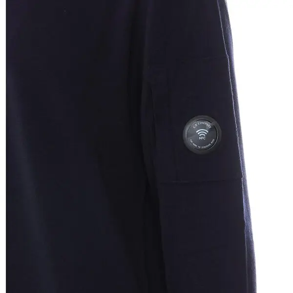 C.P. COMPANY Extrafine Merino Wool Sweater - Blue