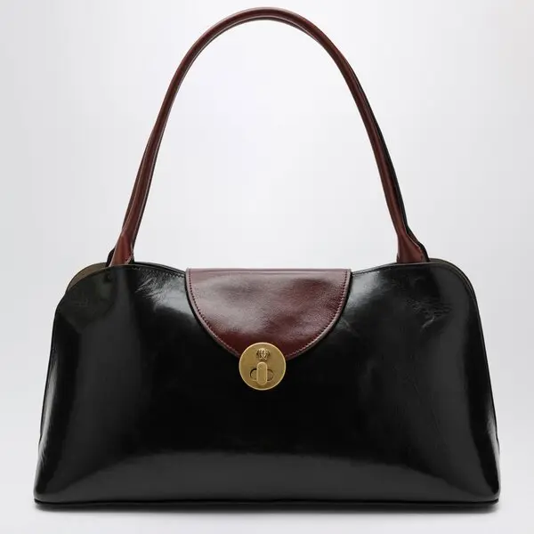Versace Vivian East/west Leather Bag - Black