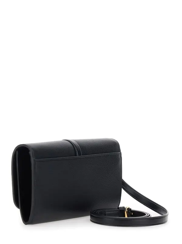 Stella McCartney Shoulder Bag 'stella Ryder' With Logo Padlock Detail On The Front In Black Ecoleather For - Multicolor