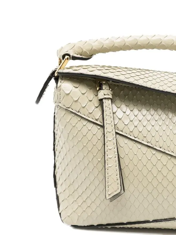 Loewe Puzzle Edge Mini Leather Handbag - Multicolor