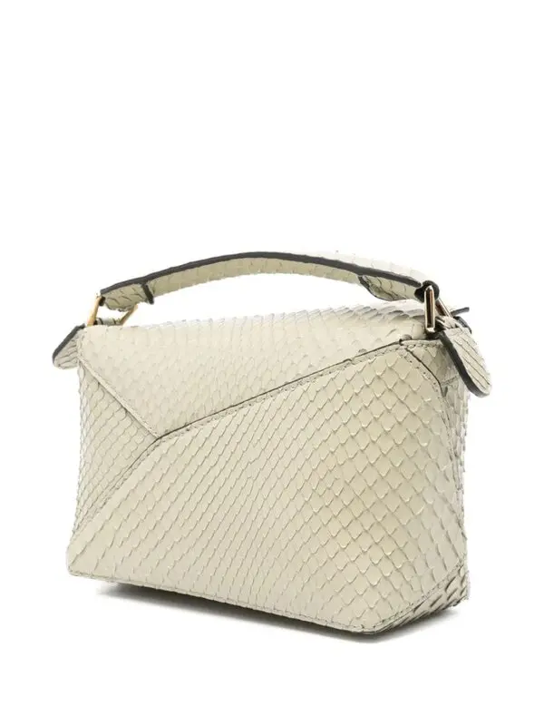 Loewe Puzzle Edge Mini Leather Handbag - Multicolor