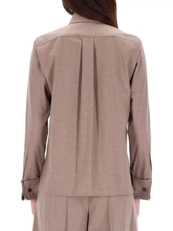 Max Mara Thebaid Cashmere Blend Shirt