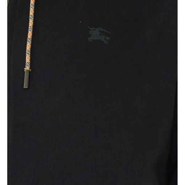 Burberry Check Trim Zip Hoodie