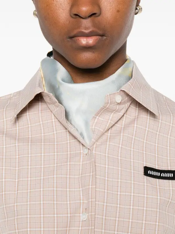 Miu Miu Cotton Shirt - Multicolor